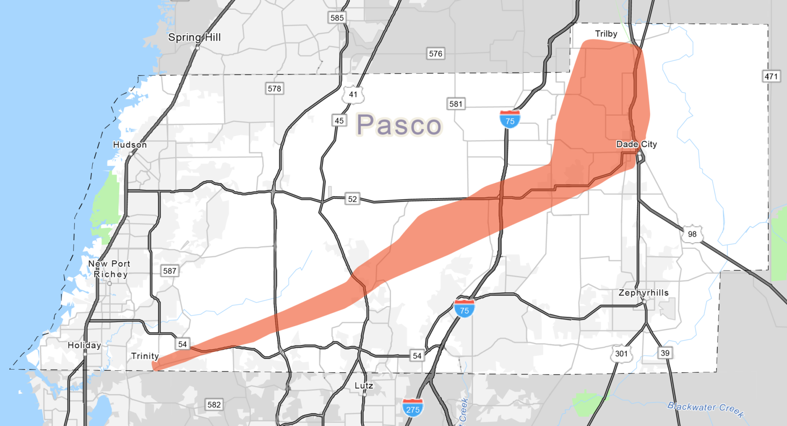 Orange Belt Trail – Trinity to Trilby