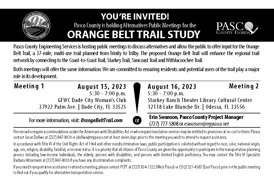 Orange Belt Trail – Trinity to Trilby